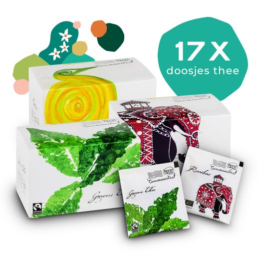 Kennismakingspakket met Peeze thee - alle 17 smaken