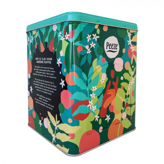 Peeze blik - nieuw design. Het is tijd voor andere koffie