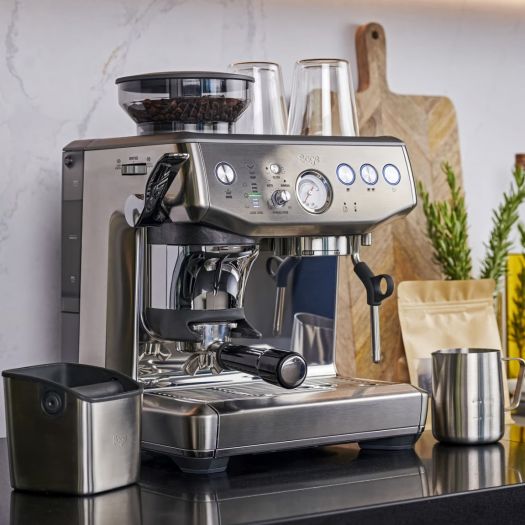 Sage The Barista Express™ Impress - Damson Blue | gratis koffie proefpakket